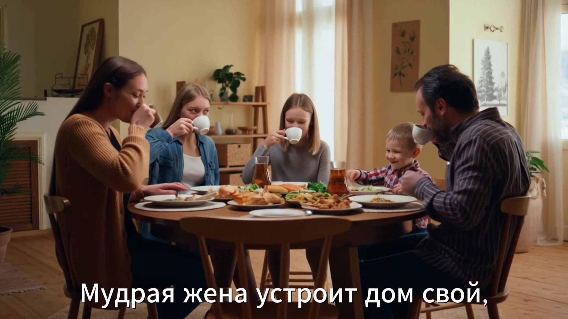 Мудрая жена устроит дом свой...БИБЛИЯ. ПРИТЧИ 14:1