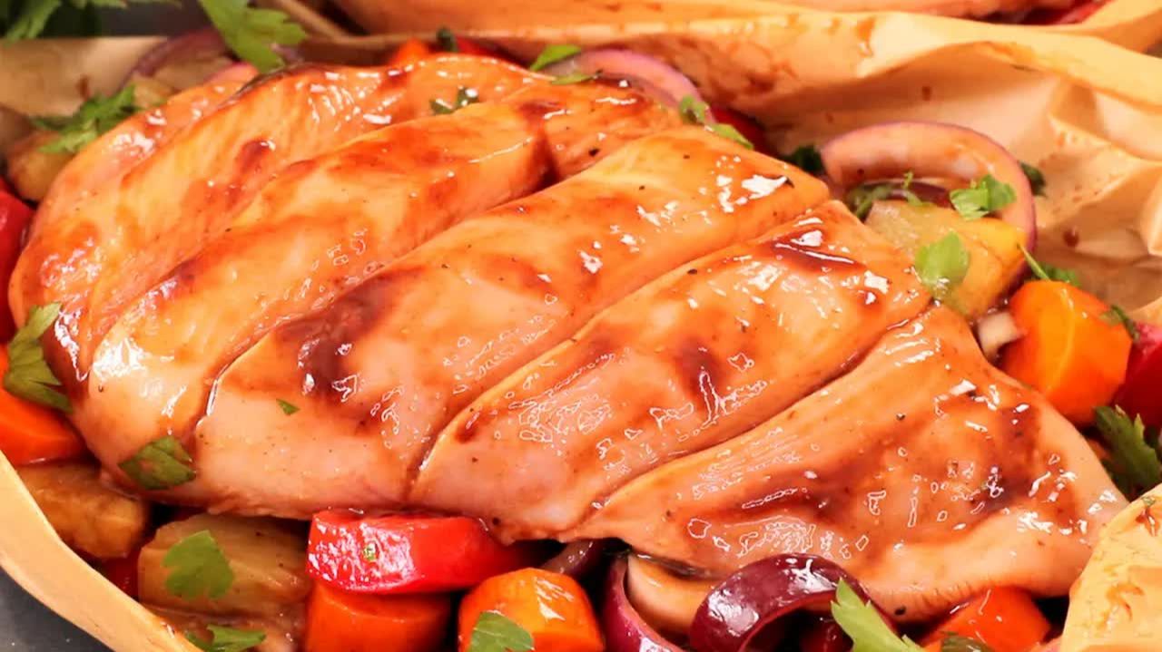 СОЧНАЯ КУРИЦА С ОВОЩАМИ В ДУХОВКЕ! СОЧНАЯ КУРИЦА! КАК ВКУСНО ПРИГОТОВИТЬ КУРИЦУ