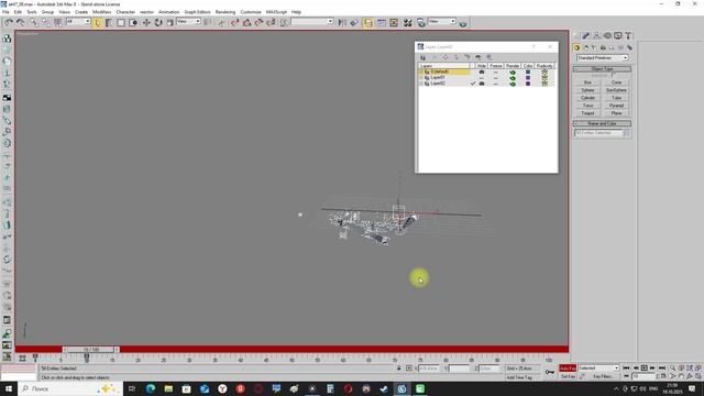 Создание нового оружия для «Far Cry» - 3DS-Max-8 - анимация idle-позы