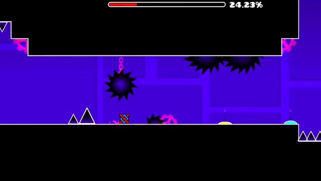 я прошёл в Geometry dash уровень 😤
