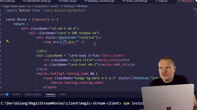 Build a Full Stack Movie Streaming App in Go – Golang, React, MongoDB, OpenAI API Project Course - 3