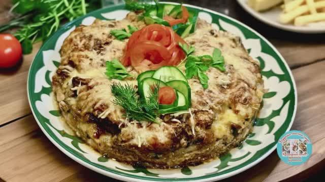 Мясной торт «Мечта гурмана»