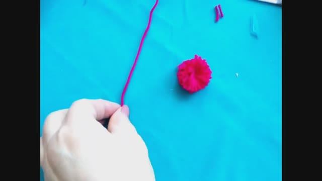 Помпон из пряжи
