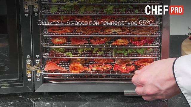 Приготовление закусок в электросушилке CHEF PRO CF-FD810A