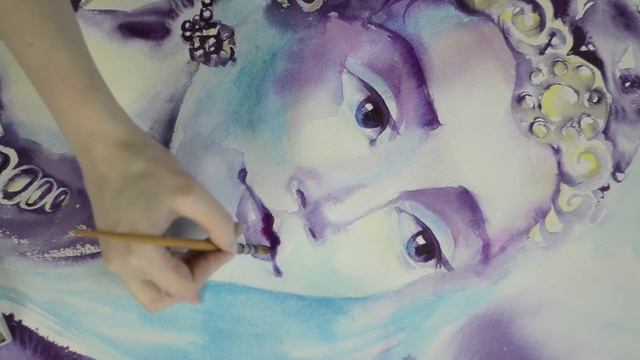 Акварель. Мой перфоманс часть 2.