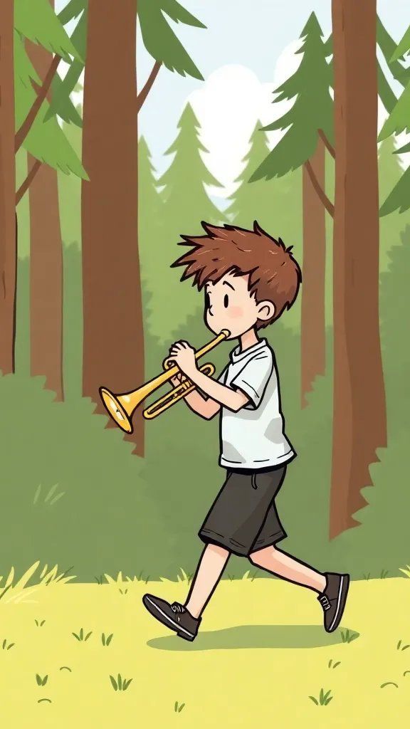 Мы играем на трубе - Песня