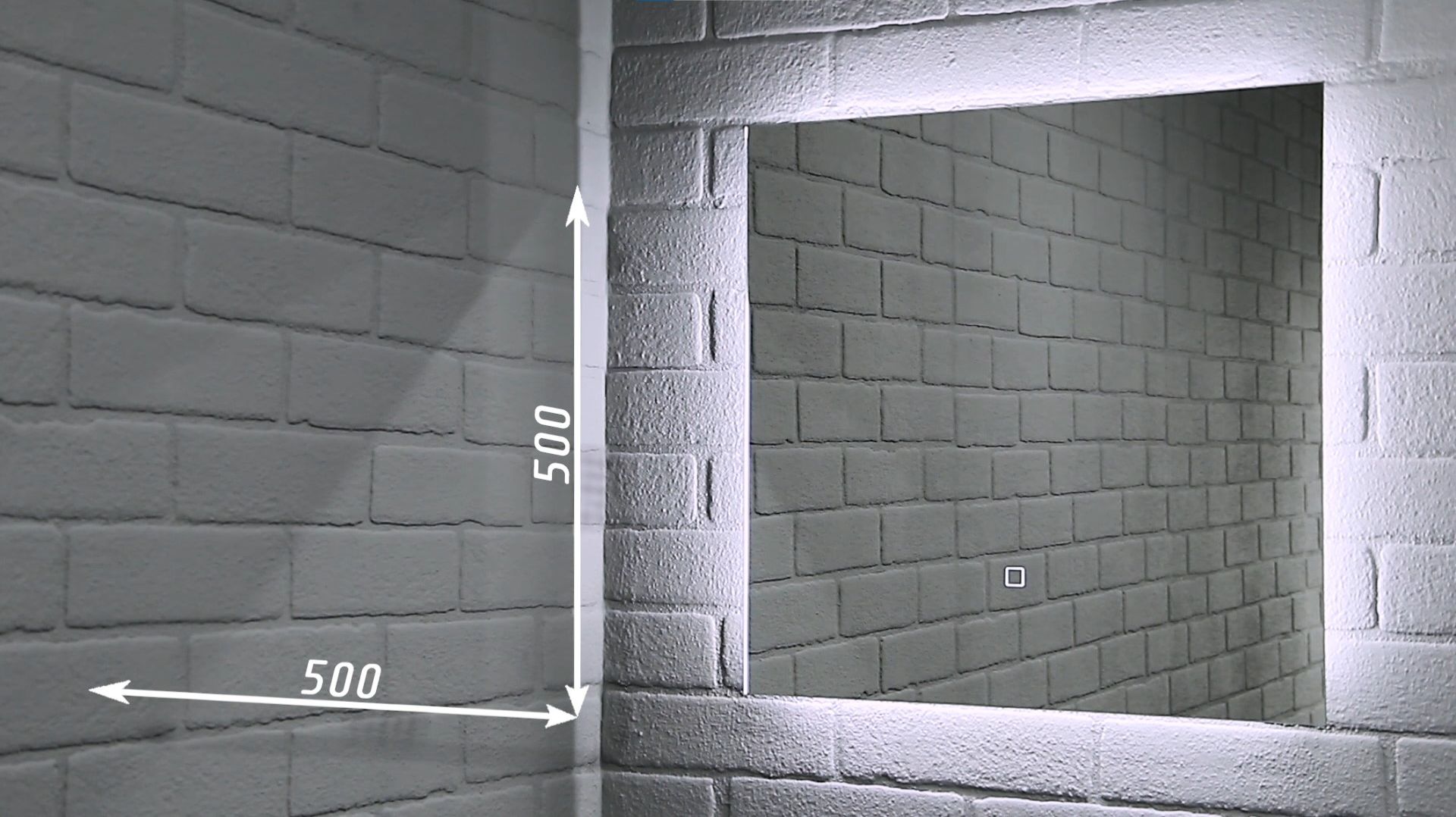 Зеркало Промо KW 500х500 LED Sansa