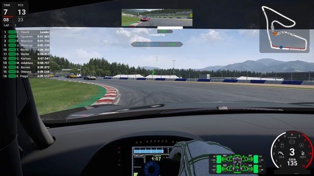 Одиночный чемпионат Automobilista 2, Mercedes AMG GT3\ Spielberg Боты Асы!