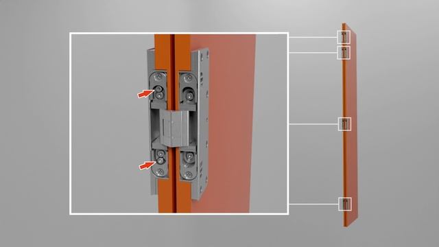 SALICE EXEDRA2 SMART - Установка дверей