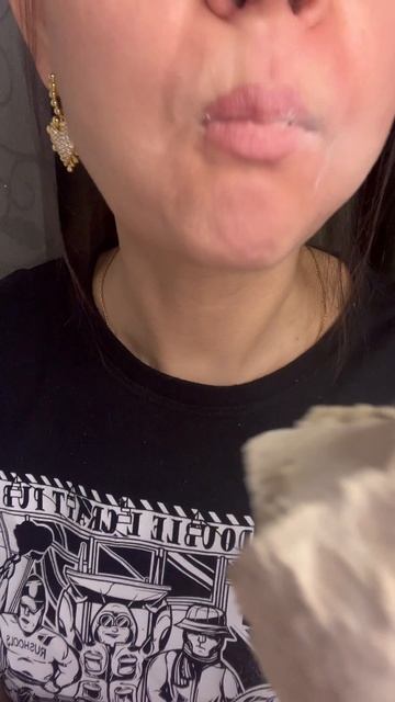 АСМР хруст мокрым мелом Халва желтая