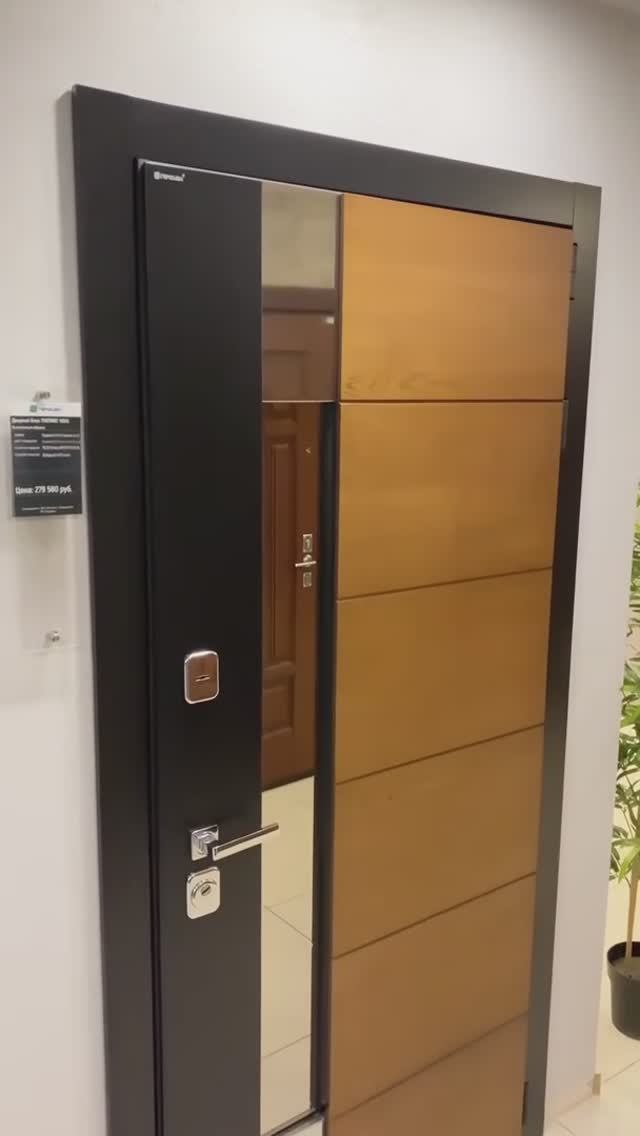 Уличные двери с окном