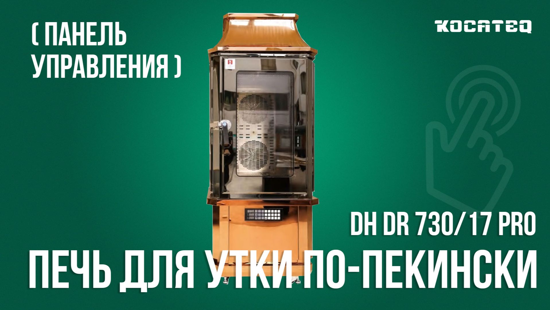 Печь для утки по-пекински 北京烤鸭 Kocateq DR DR 730 17 PRO | Панель управления | Мойка