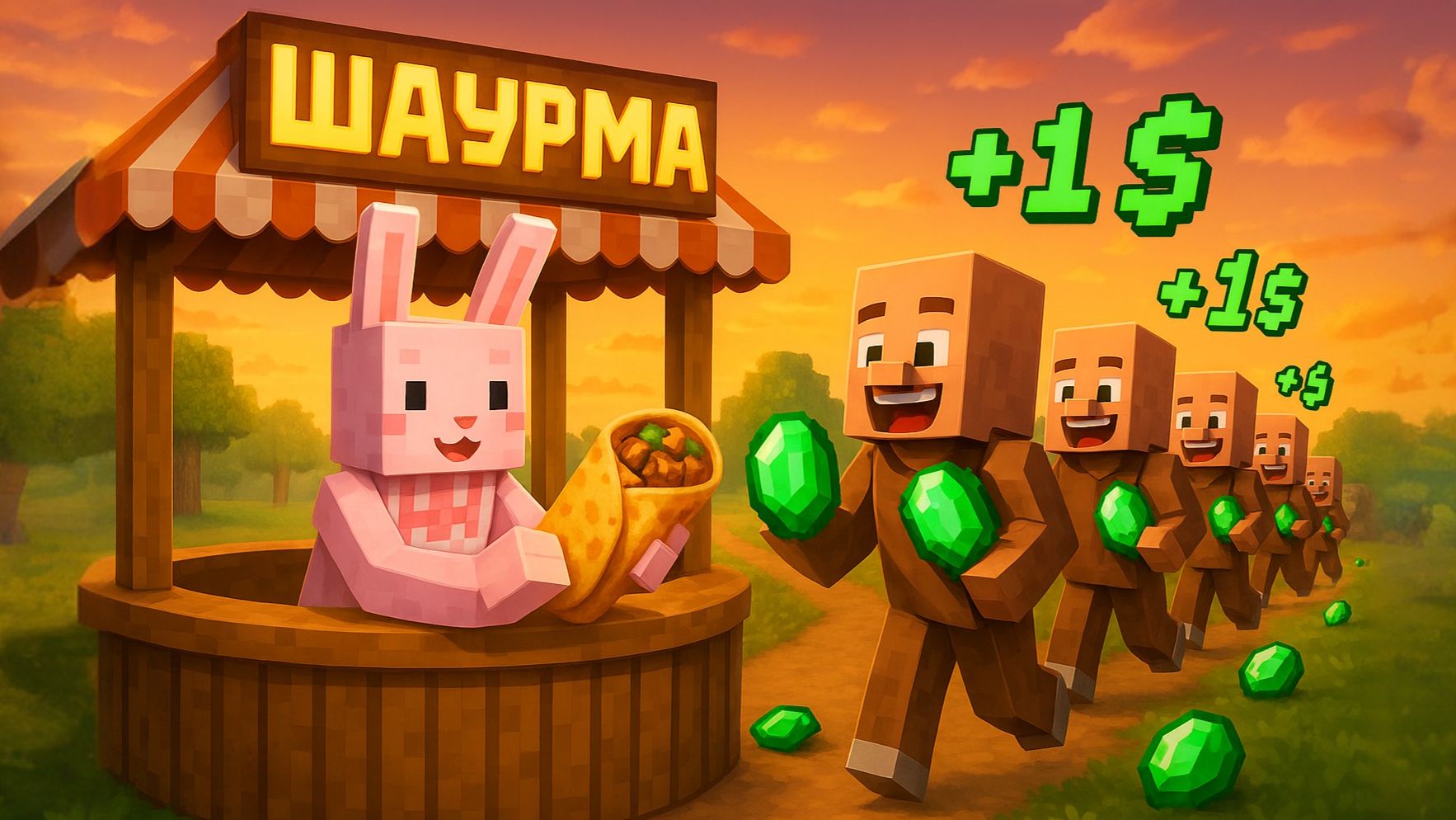 😰Я Открыл ШАУРМИЧНУЮ ЛАВКУ в Майнкрафт! [Сюжетное Прохождение]