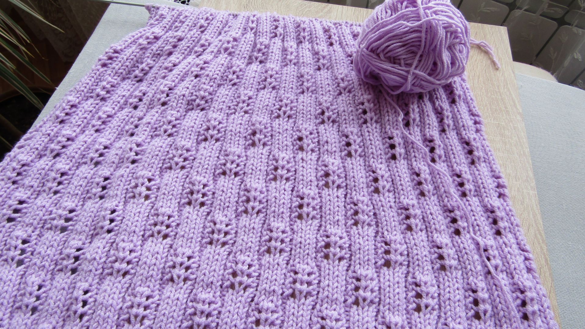 Вязание спицами - 💜☕Пуловер "ЛАВАНДОВЫЙ РАФ"