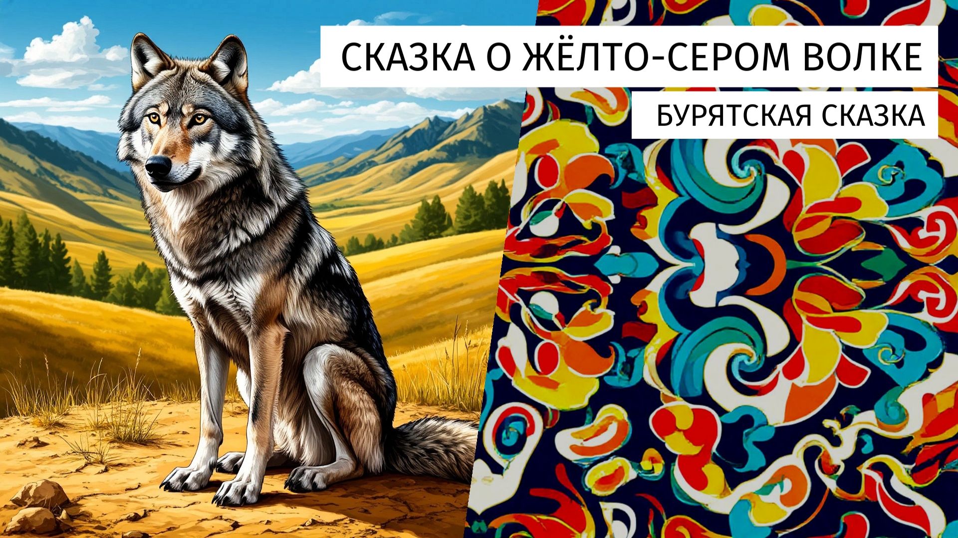 Сказка о жёлто-сером волке. Бурятская сказка.