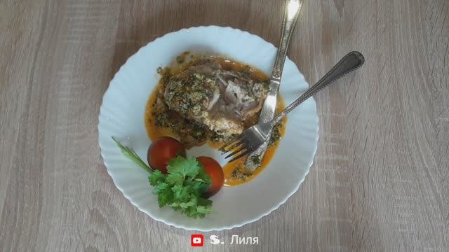 Куриные кусочки в сливочках "Пальчики оближешь" с изумительной подливой.