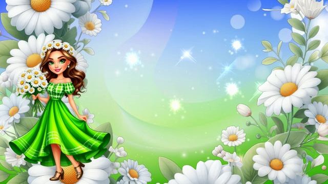 Футаж ромашки