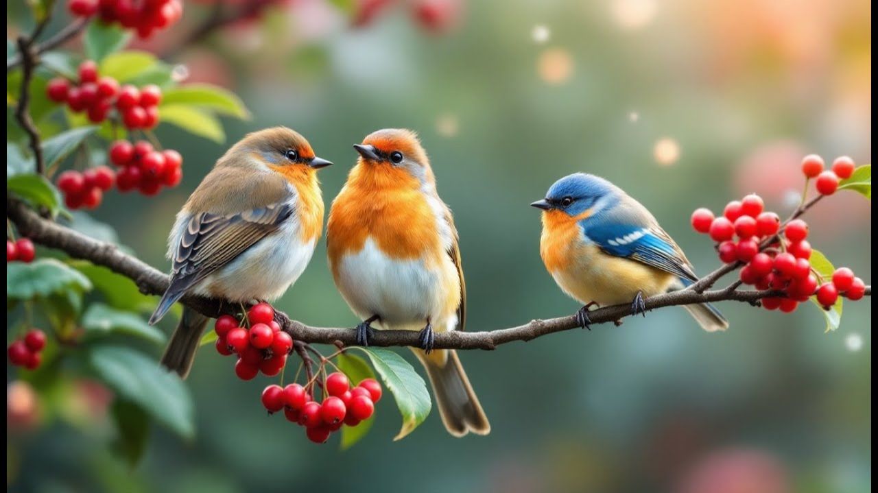 🐦🍂 Расслабляющие и целебные звуки птиц для снятия стресса