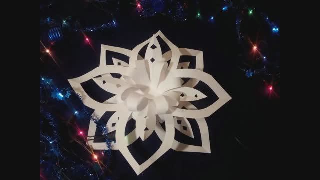 Объёмные снежинки своими руками из бумаги. Легко и просто. Volume snowflake/