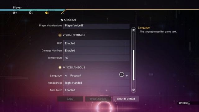 Как поставить русский язык настройки в игре No Man's Sky