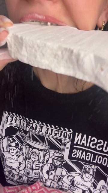 АСМР хруст меловой плиткой от РБ