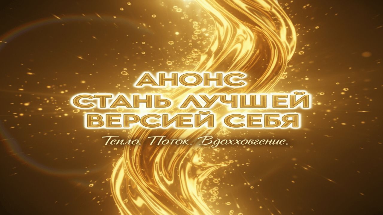 Анонс! Интенсив «Человек-Магнит!» Трансформация себя, любимого — стань лучшей версией за 10 дней!