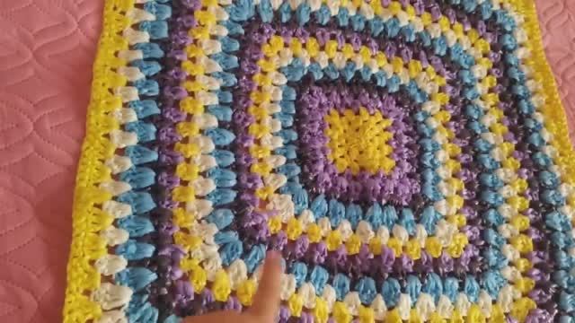 КОВРИК ИЗ МУСОРНЫХ ПАКЕТОВ.