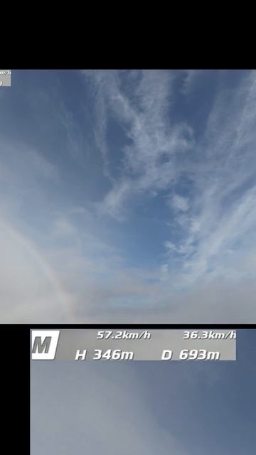 Drone🪁in💦the☔rain👿hell — flying🛸through💫the😶🌫️clouds⛅over the🌊sea! 2