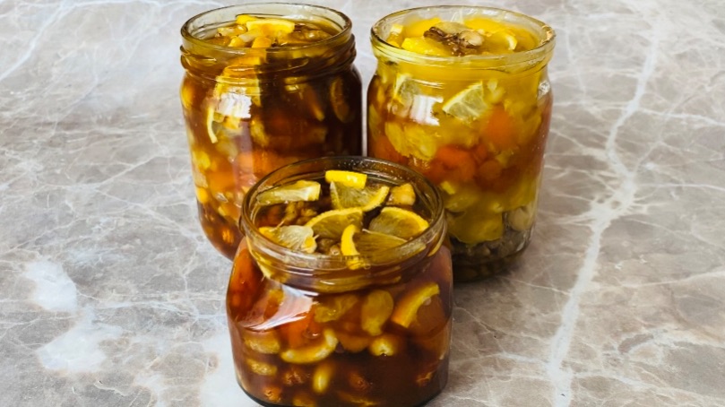 Мед с орехами и лимоном. Натуральная витаминная смесь для повышения иммунитета