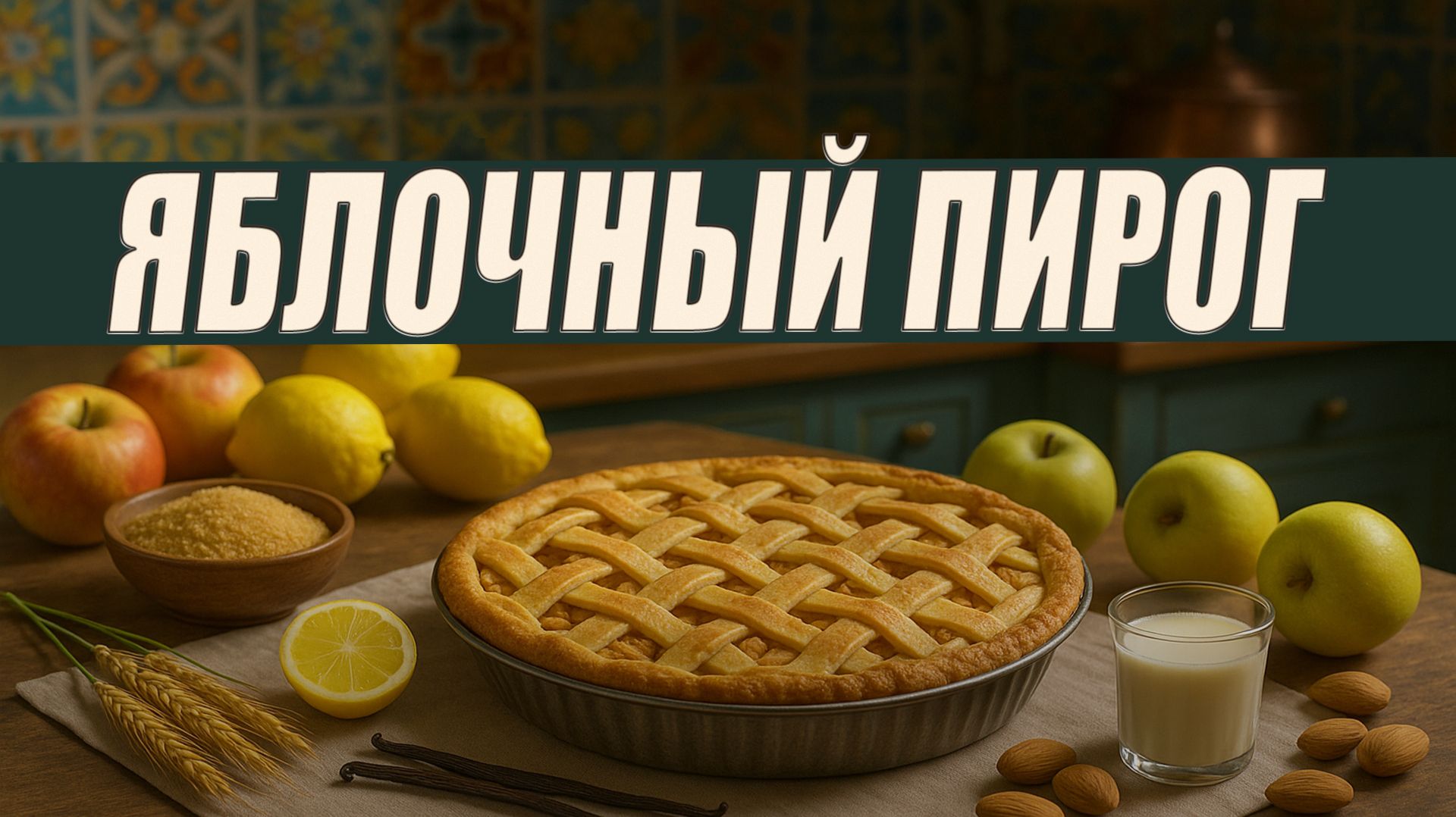 Яблочный пирог с корицей и гхи — идеальный десерт для зимы