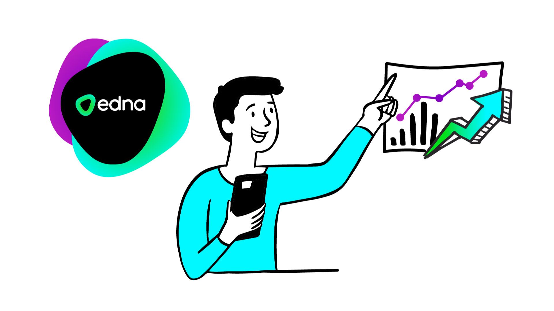 Рисованное видео, корпоративное видео, видеоскрайбинг, имиджевый  ролик о компании "Эдна"