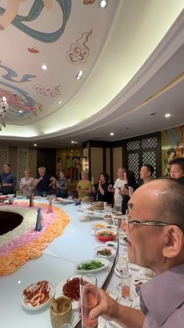 Торжественный ужин для учеников  ТКМ в Китае