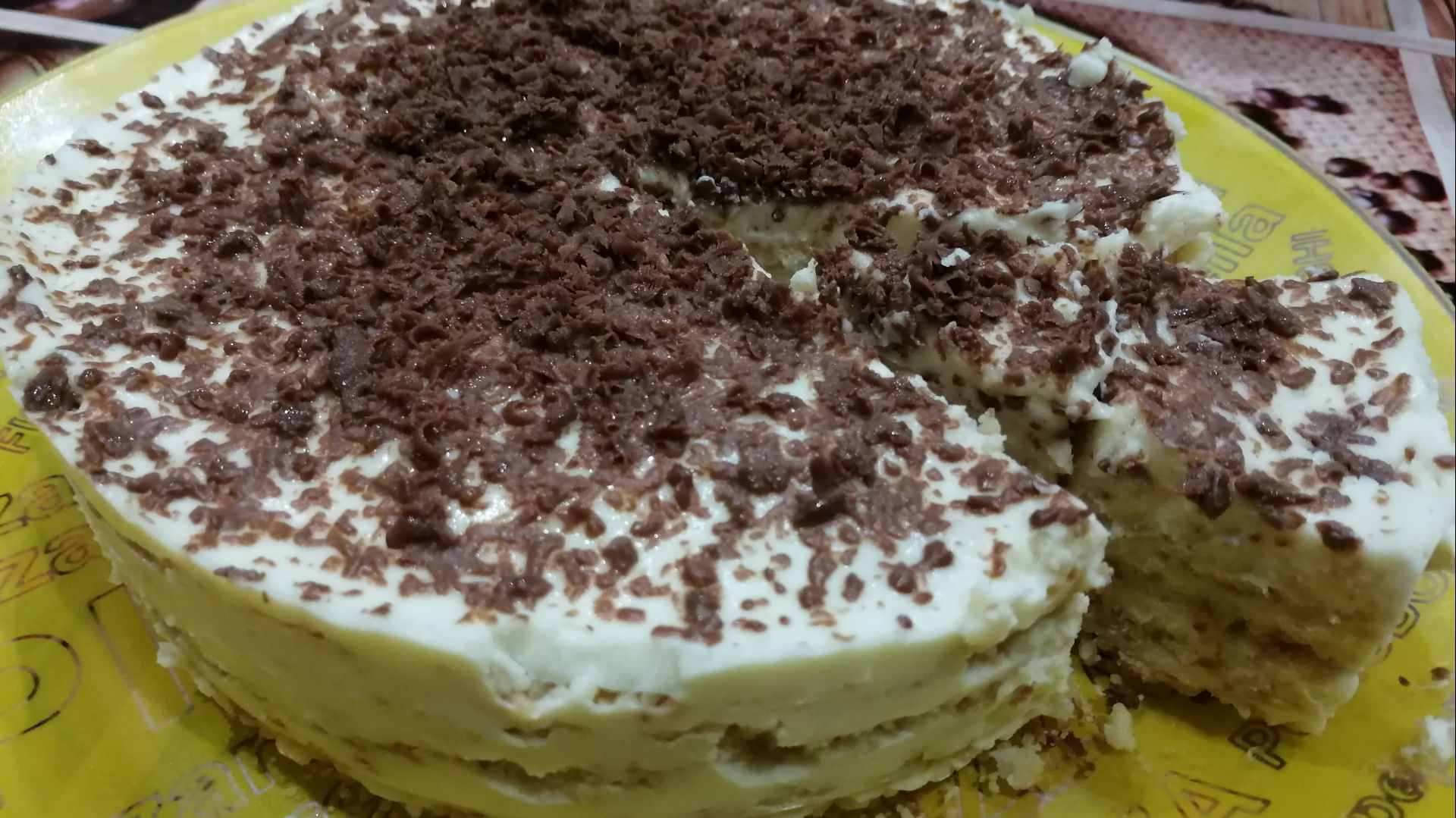 Торт с творожным вкусом