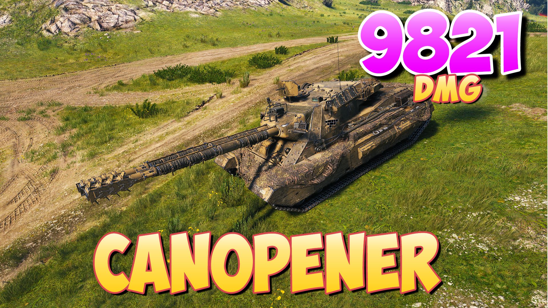 Canopener - 3 Фрагов 9.8K Урона • Только w! • Мир Танков