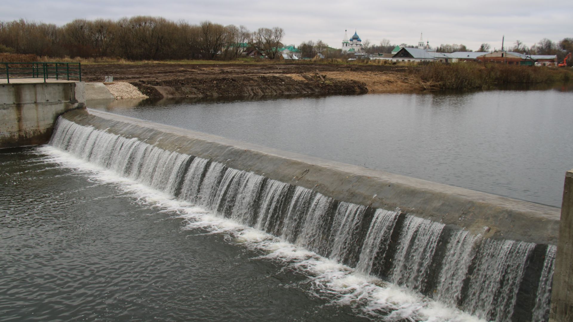 Капремонт плотины на р.Каменке, Суздаль