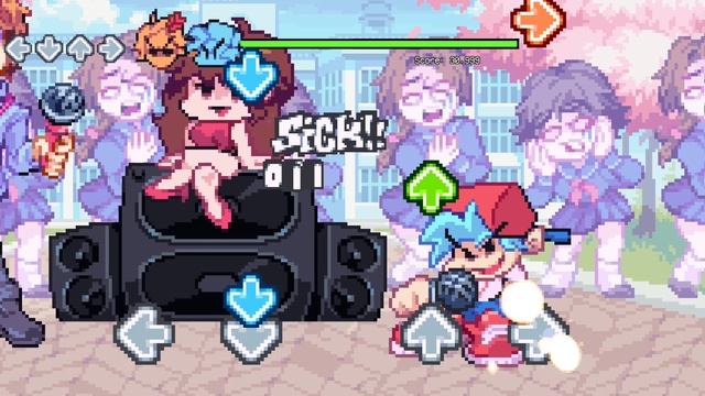 Мы попали в ,,милый" симулятор в FNF