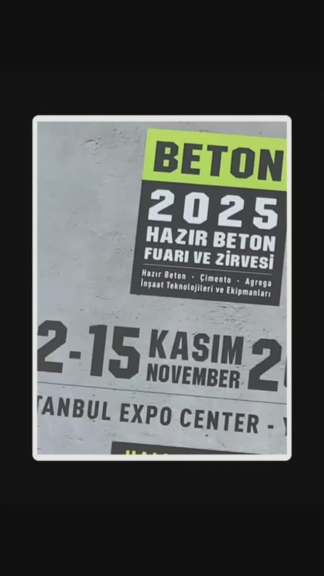 🏗️ BETON 2025 / выставка в Стамбуле📍Подпишись чтобы не пропустить. Обзор будет тут 👇