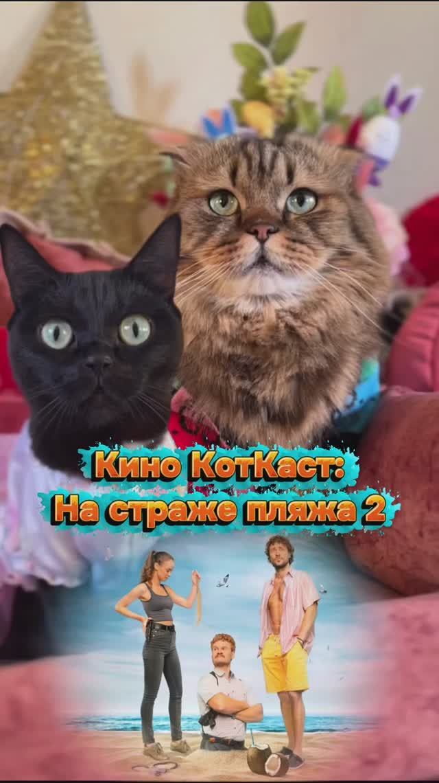 Кино КотКаст: На страже пляжа 2 🎬 #сериал #обзор #КиноКотКаст #котики
