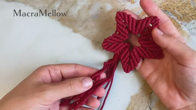 Звездочка макраме мастер-класс. Украшения на Новый год своими руками