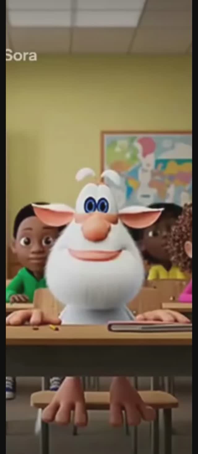 Буба на уроке