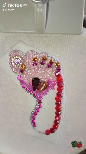 Брошь Детская ножка