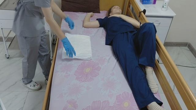 Размещение пациента в положении на боку