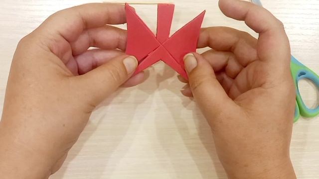 Бантик из фоамирана за 3 минуты. МК бантик