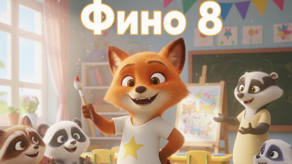 🦊 Лисёнок Фино. Сказка 8: Фино не хотел ждать своей очереди