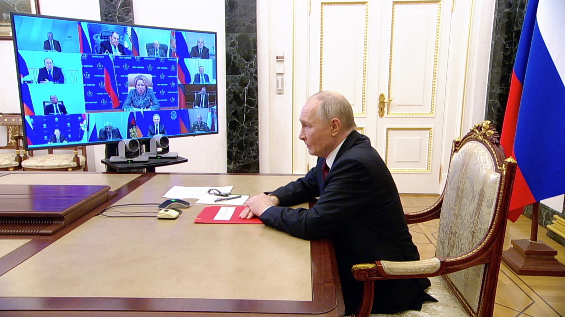 Совещание с постоянными членами Совета Безопасности