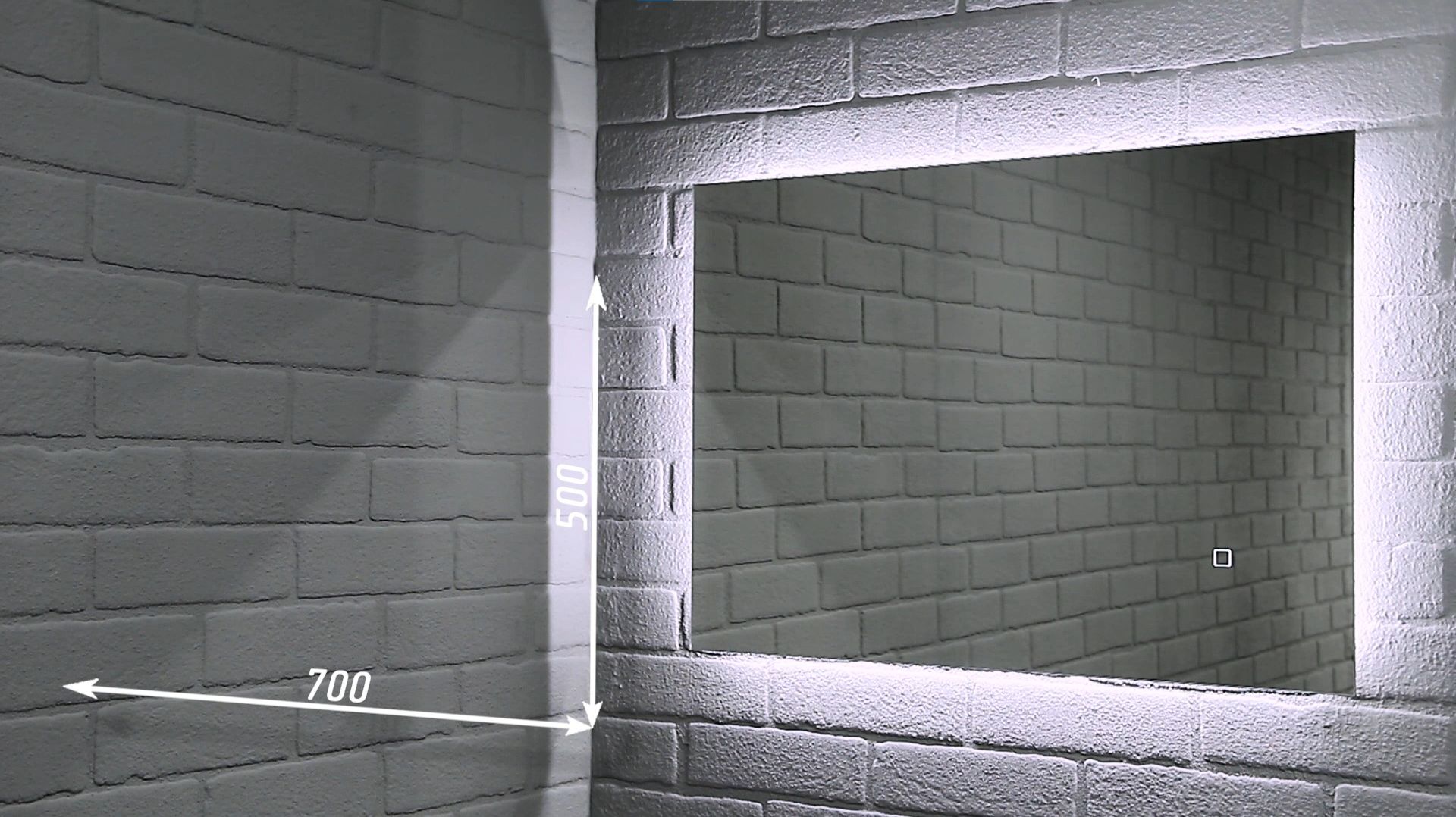 Зеркало Промо PR 700х500 LED Sansa