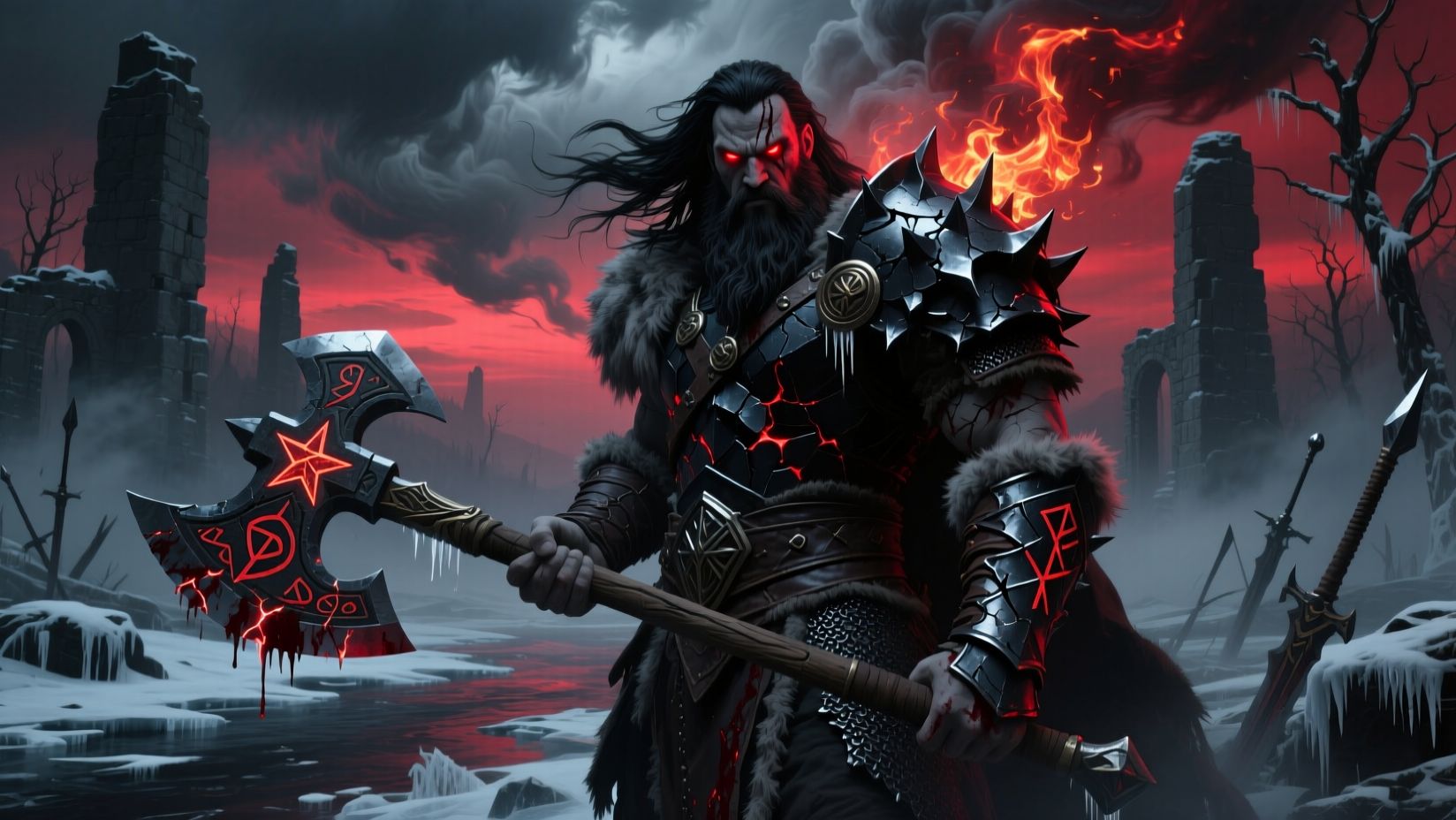 Бог Войны (AI Generation) - Folk version