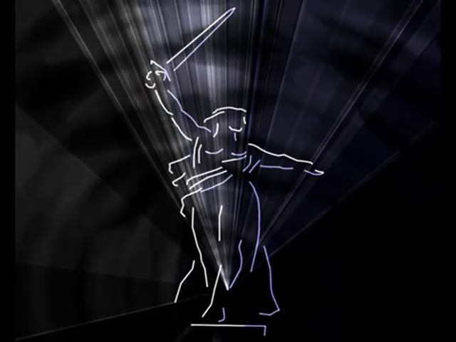 Лазерное шоу - К 75-летию ВЕЛИКОЙ ПОБЕДЫ