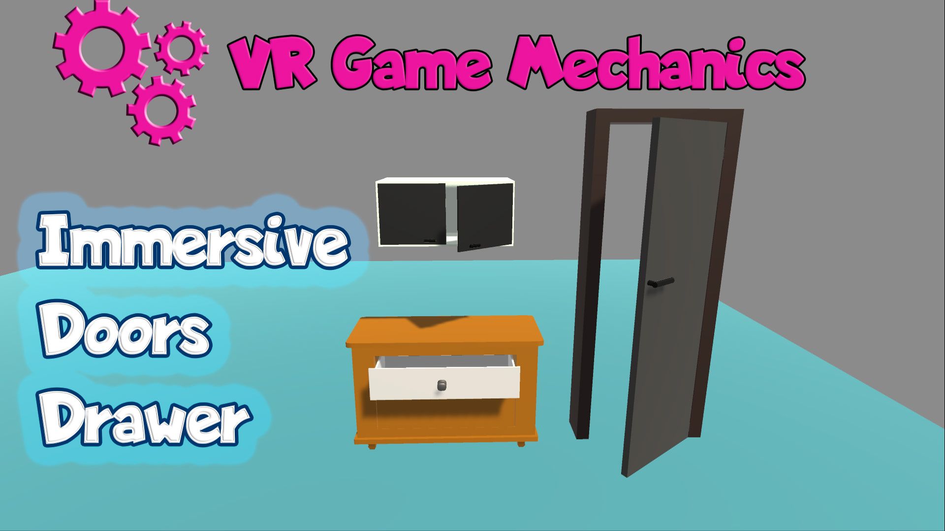 Реалистичная механика открывания дверей и ящиков | Best Way to Open Door or Drawer into VR