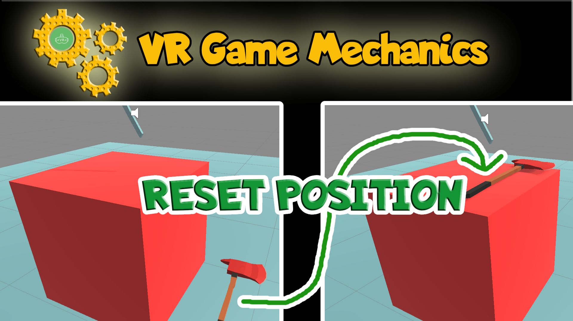 Возврат предмета на исходную позицию | Reset Object Transform Unity XR Interaction Toolkit